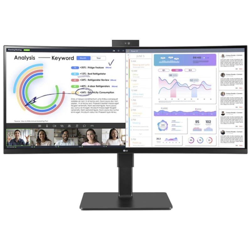 LG 34BQ77QC-B 34 WQHD IPS UltraWide Curvo Preto - Monitor PC | BG ...